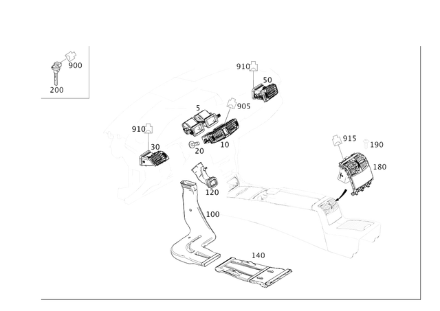 2010-2018 Mercedes-Benz Air Duct 212-831-10-00 | MB OEM Parts