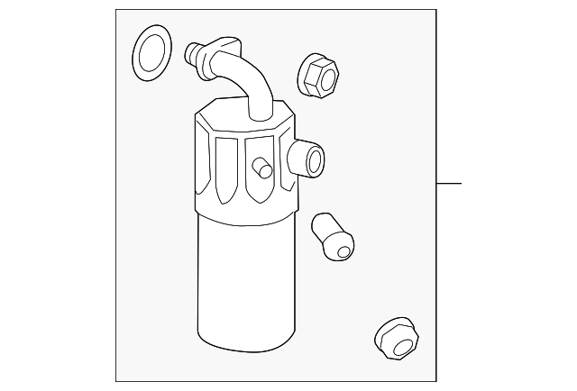 2010-2014 GM Air Conditioning Accumulator 22949456 | QuirkParts
