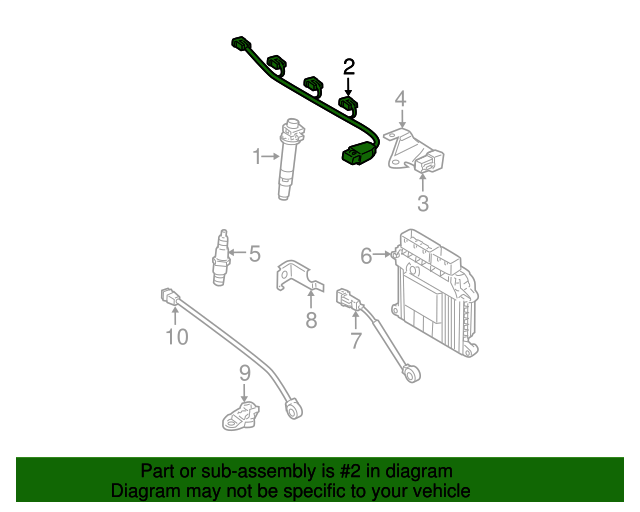 2006-2011 Hyundai Accent Harness 27350-26620 | OEM Parts Online