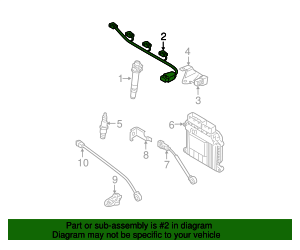 2006-2011 Hyundai Accent Harness 27350-26620 | OEM Parts Online