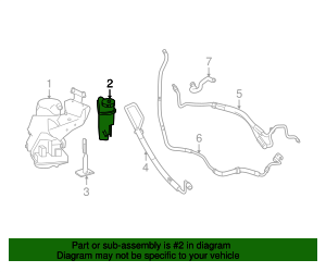2010-2021 Mercedes-Benz Power Steering Reservoir 221-466-03-02 ...