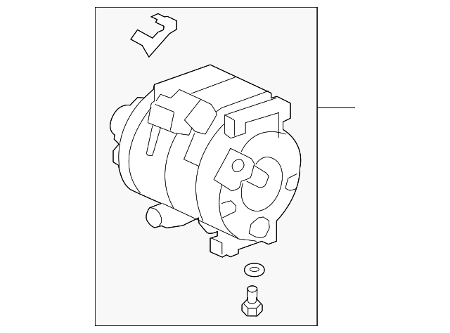 2009-2015 Honda Compressor 38810-RN0-A01 | Genuine Honda Parts