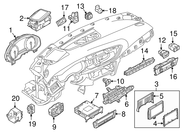 2011-2023 Audi Air Quality Sens 4H0-907-658-D | OEM Parts Online