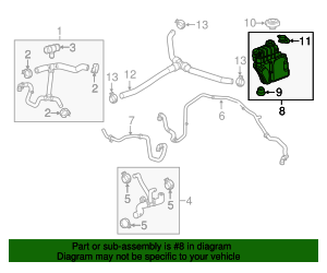 2013-2021 GM Radiator Surge Tank 22948113 | GMPartsDirect.com