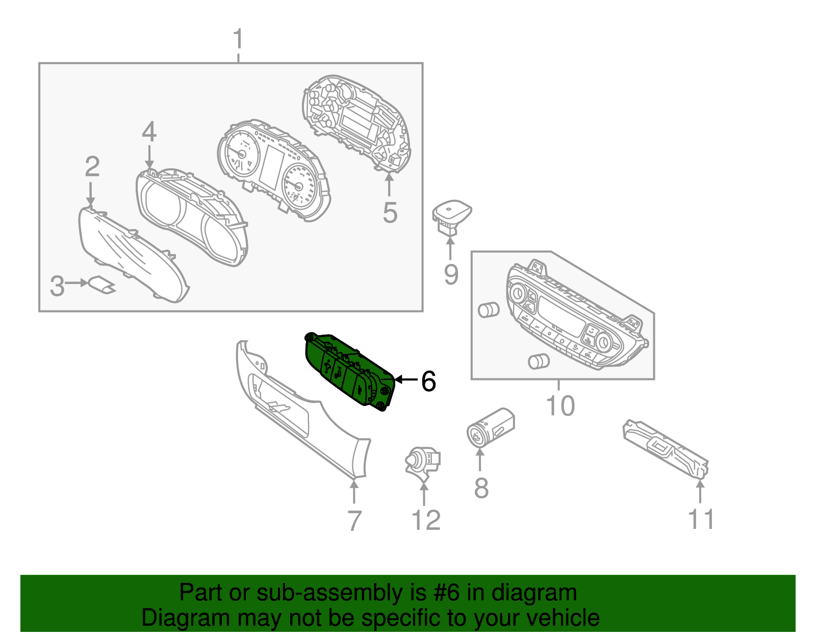 93700-G3050-XUG - High-Quality Multi Switch for 2018-2020 Hyundai ...