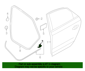 2010-2021 Volkswagen OEM NEW 10-19 VW Volkswagen GTI Golf Alltrack Door ...