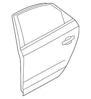 2012-2019 Volkswagen Passat Door Shell 561-833-056-C | OEM Parts Online