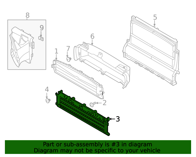 T2H45586 - Radiator Shutter Assembly 2020-2021 Jaguar | Land Leaping ...