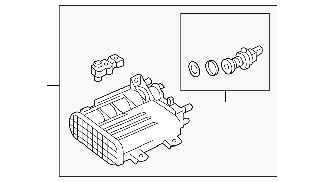 2016-2021 Mazda CX-9 Vapor Canister PY8V-13-96ZA | Mazda-Parts