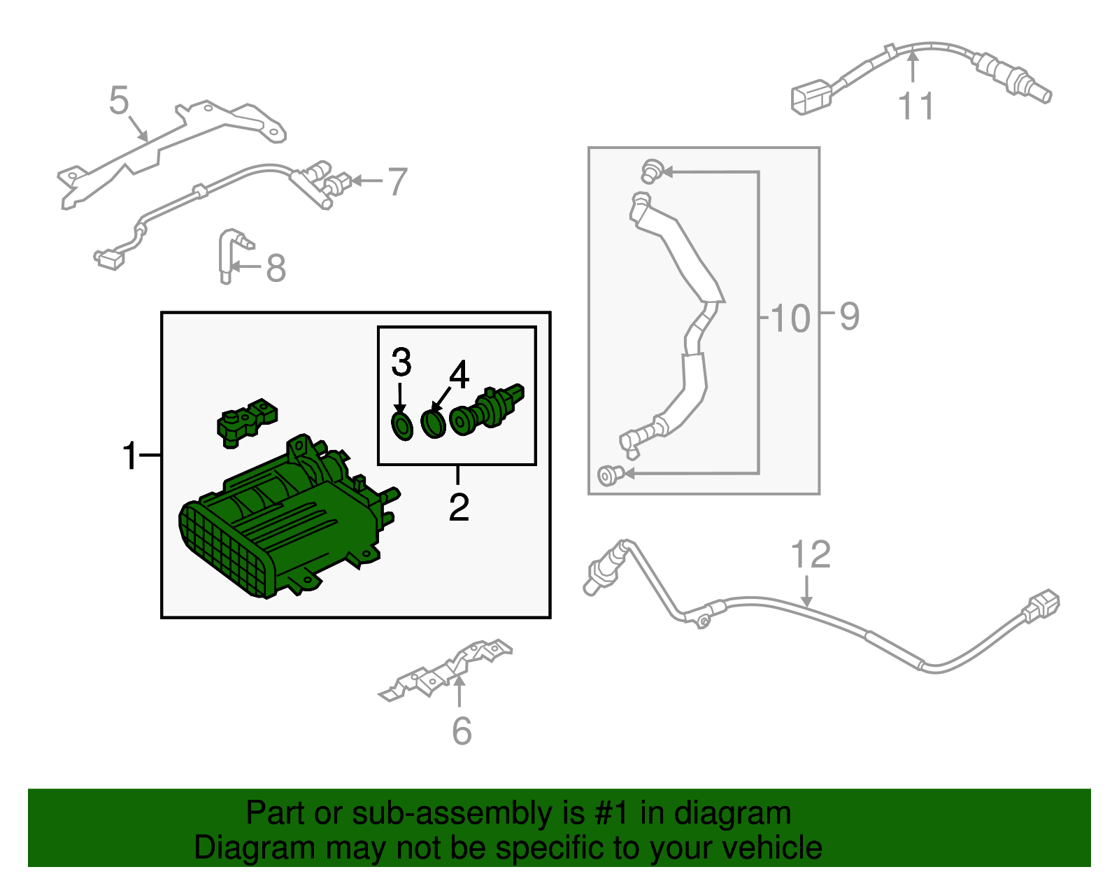 2016-2021 Mazda CX-9 Vapor Canister PY8V-13-96ZA | OEM Parts Online
