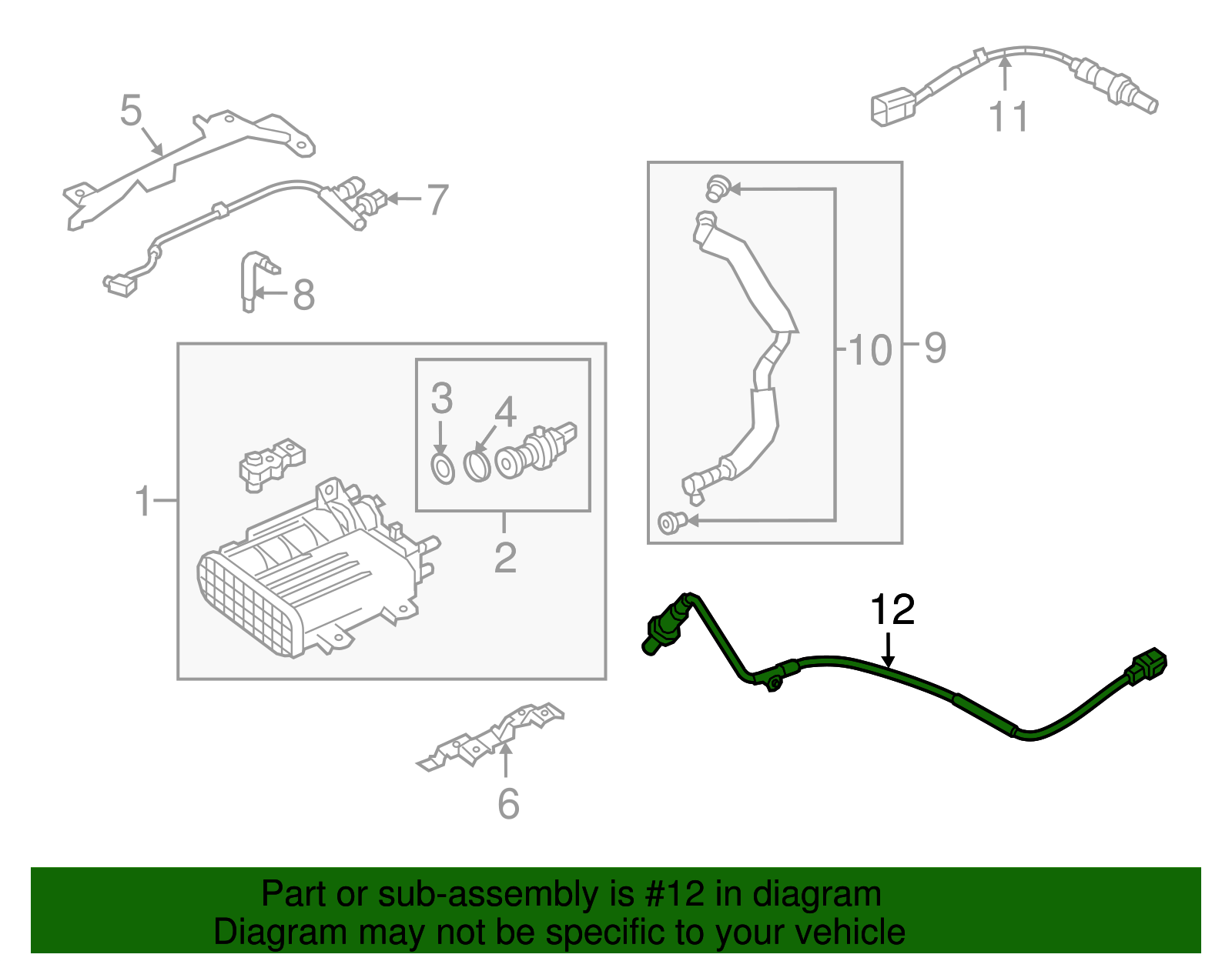 PE02-18-86ZA - Oxygen Sensor - 2013-2020 Mazda | Mazda Parts Factor