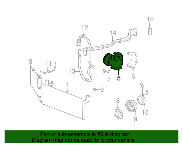 2001-2005 Hyundai Compressor Assembly 97701-39882 | OEM Parts Online