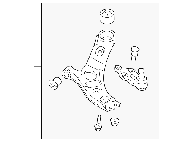 54501-2P201 - Lower Control Arm 2014-2015 Kia Sorento | Kia.Parts Store