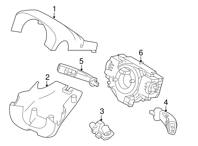 31340733 - Steering Column Lock 2004-2013 Volvo | AutoNationParts.com
