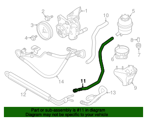 32-41-6-783-801 - Return Hose - 2007-2013 BMW | BMWPartsHub