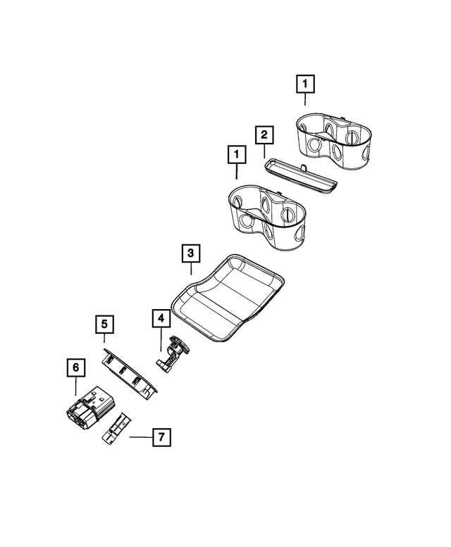 2021 Chrysler Power Outlet Bezel 6EK27DX9AB | Mopar Estores