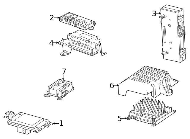 247-900-73-12 - Active Suspension Control Module 2020-2023 Mercedes ...