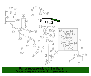2004-2006 Volkswagen Touareg Connector Pipe 022-121-050-A | OEM VW ...