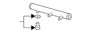 2004-2006 Volkswagen Touareg Connector Pipe 022-121-050-A | OEM VW ...