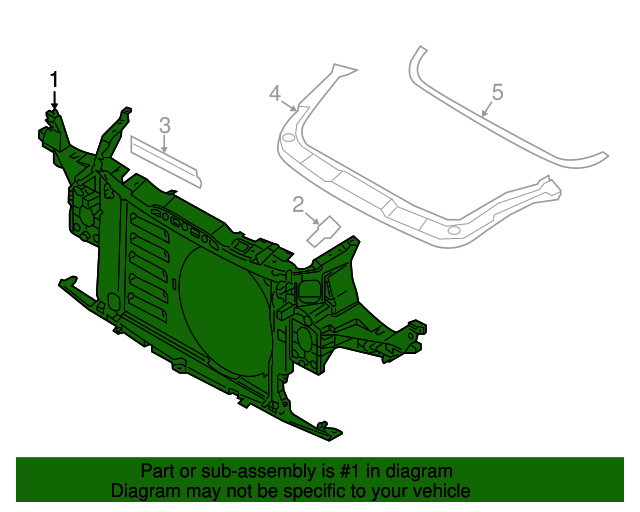 51-64-7-248-799 - Radiator Support Panel - 2010-2015 Mini Cooper ...