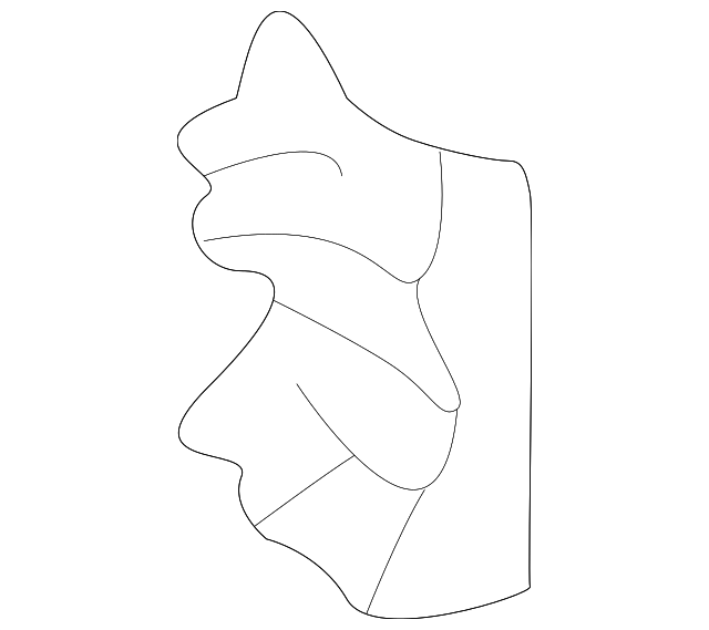 51036-0C010 - Front Plate - 2000-2007 Toyota | OEM Genuine Toyota Parts