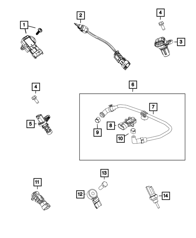 2014-2019 Mopar Crankshaft Position Sensor 68213513AA | Mopar eStore