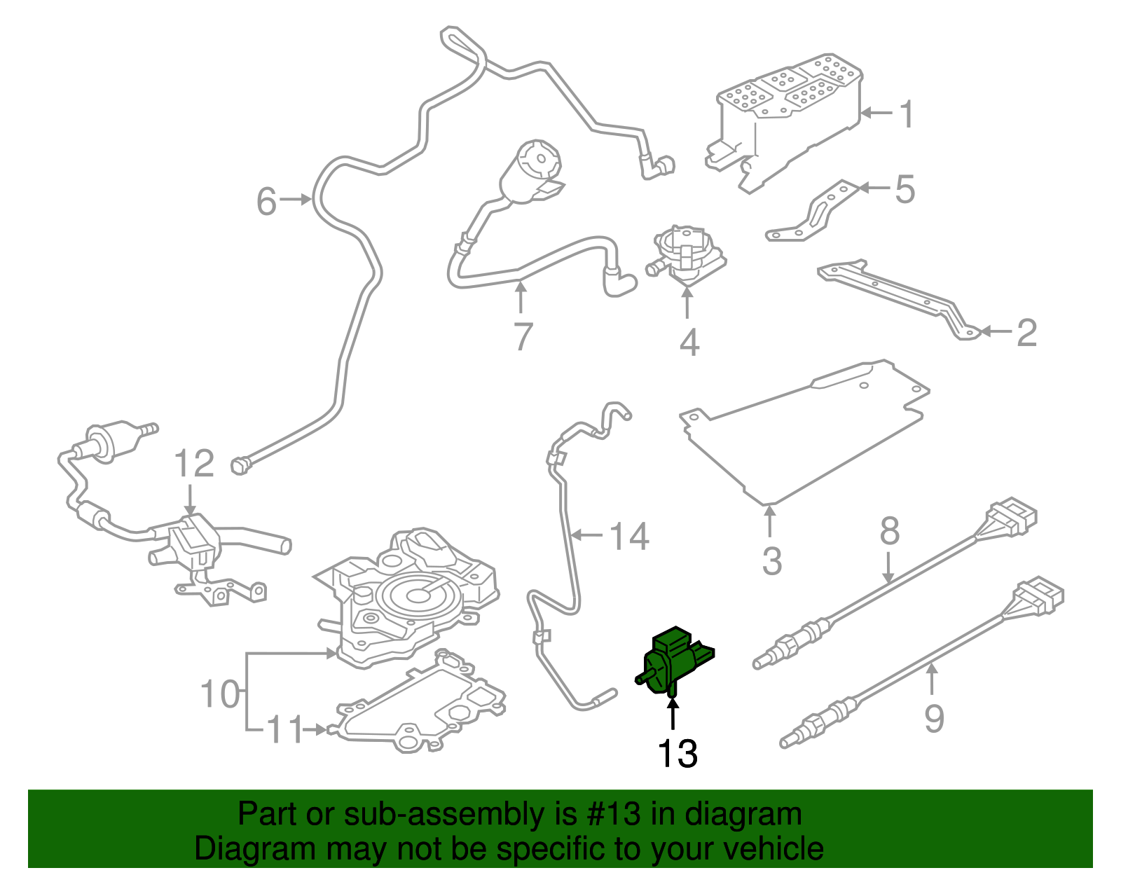 2015-2024 Audi Solenoid Valve 06H-906-283-J | OEM Parts Online