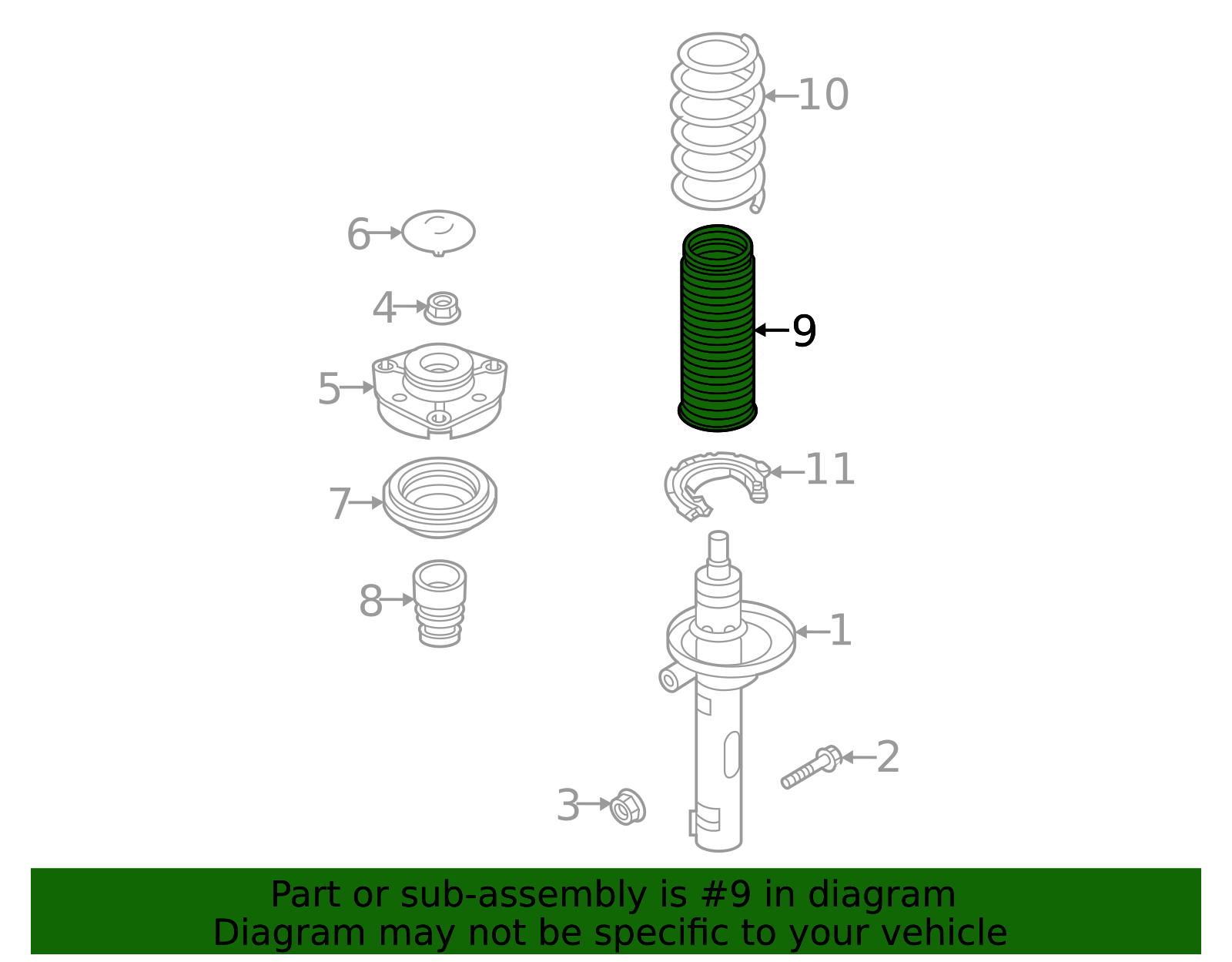 2018-2024 Volkswagen Dust Shield 3QF-413-175 | Wolfsburg Parts Direct