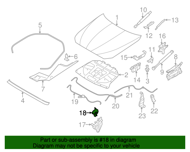 51237183764 - 2009-2019 BMW Striker & Catch (51-23-7-183-764) | BMW of ...