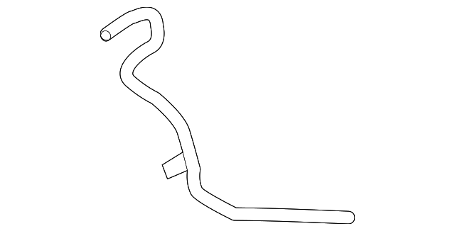 2020 Ford Police Interceptor Utility Engine Coolant Overflow Hose ...