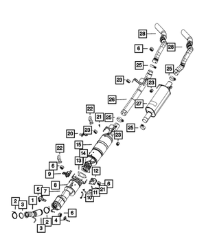 2019-2024 Ram Catalytic Converter 68296341AE | My Mopar Parts