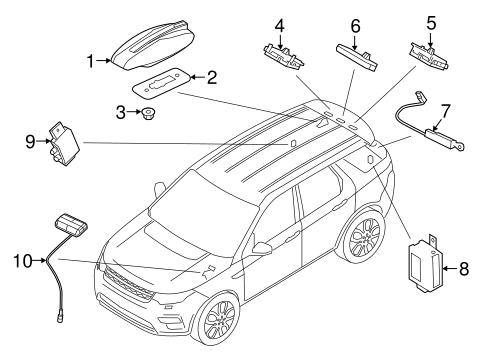 Antenna & Radio for 2017 Land Rover Discovery Sport | LandRoverParamusParts