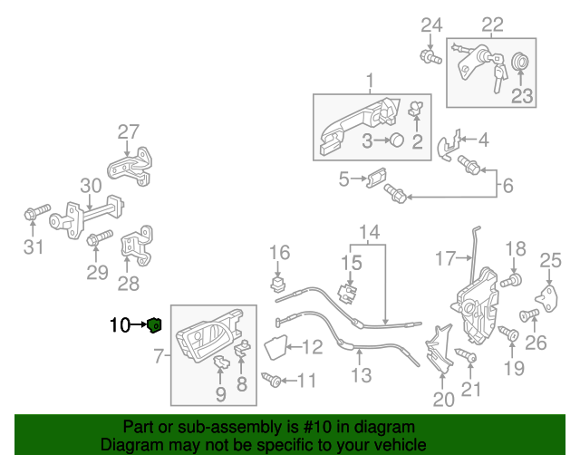 90662-SB2-003 - Grommet Screw (5MM) - 1998-2021 Honda | Honda Car Parts ...