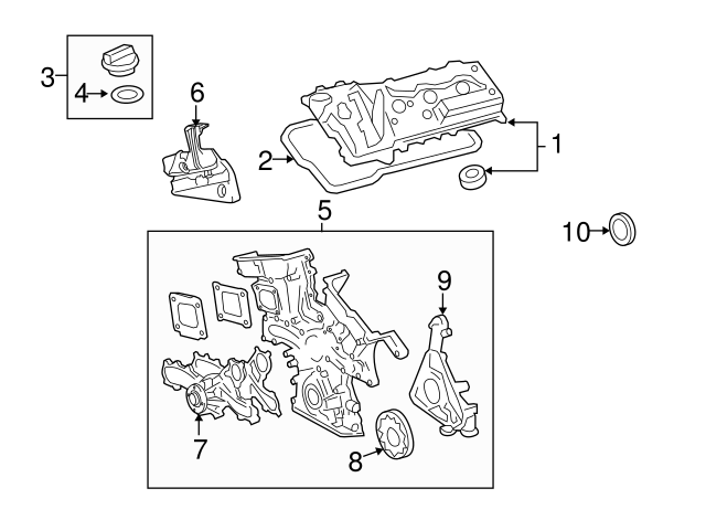2005-2018 Toyota Engine Valve Cover Gasket 11214-31020 | Sparks Parts