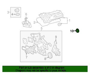 2009-2016 Toyota Front Cover Seal 90311-42045 | Toyota Parts Center