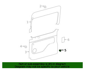0019917098 - Door Trim Panel Lower Clip 2019-2021 Mercedes-Benz ...