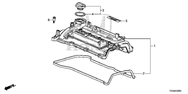 17125-5AA-A00 - Emblem (Earth Dreams) - 2016-2020 Honda Civic | Honda ...