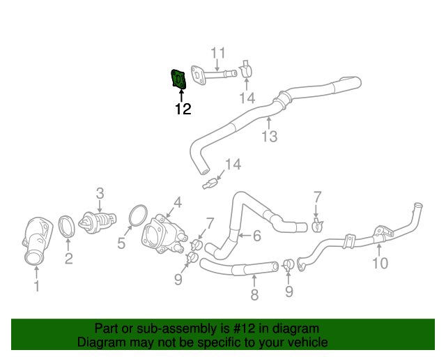 16258-28040 - Cooler Pipe Gasket - 2001-2022 Toyota | OEM Genuine ...