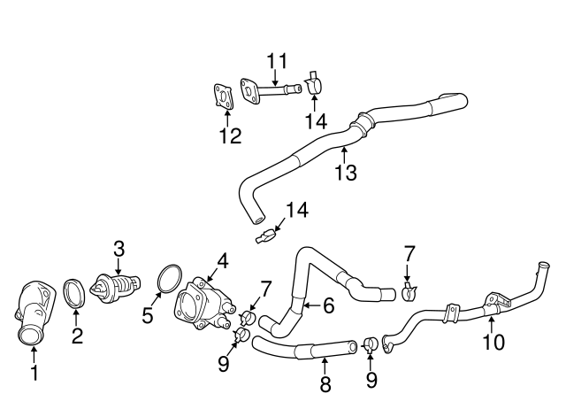 2008-2022 Toyota Engine Coolant Hose 16262-37010 | AutoNationParts.com