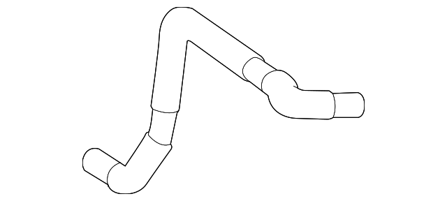 2018-2022 Toyota C-HR Lower Hose 16573-0T120 | Toyota Parts