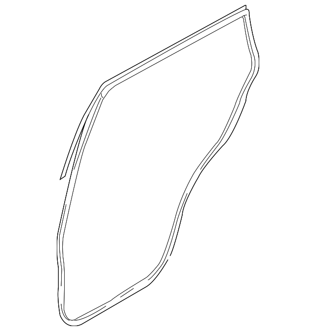 2005-2009 Hyundai Tucson Door Weather-Strip 83140-2E000 | Hyundai Parts ...