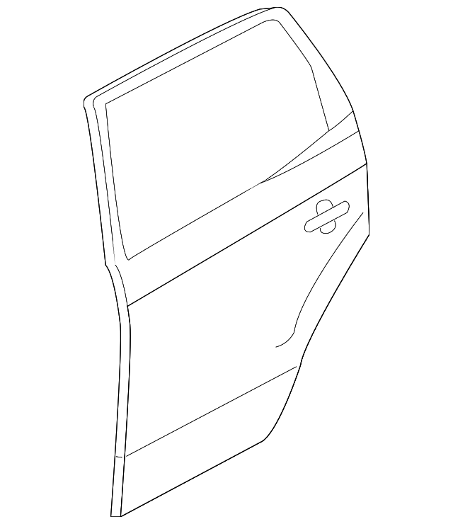 2005-2009 Hyundai Tucson Door Shell 77004-2E050 | QuirkParts