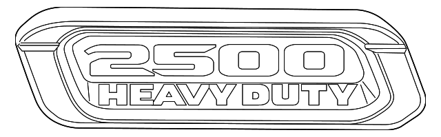 2019-2020 Ram 2500 Nameplate 68362212AC | TascaParts.com