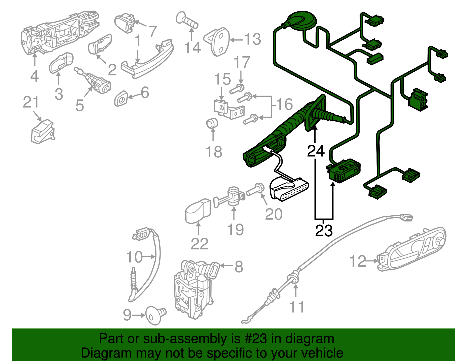 2012-2019 Volkswagen Beetle Wire Harness 5C1-971-161 | OEM Parts Online