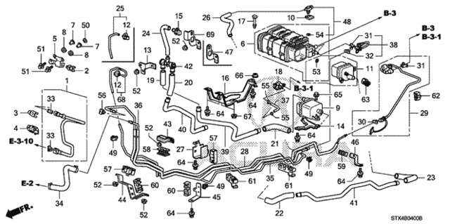2007-2009 Acura MDX Pipe, Fuel Feed 17700-STX-A02 | OEM Parts Online