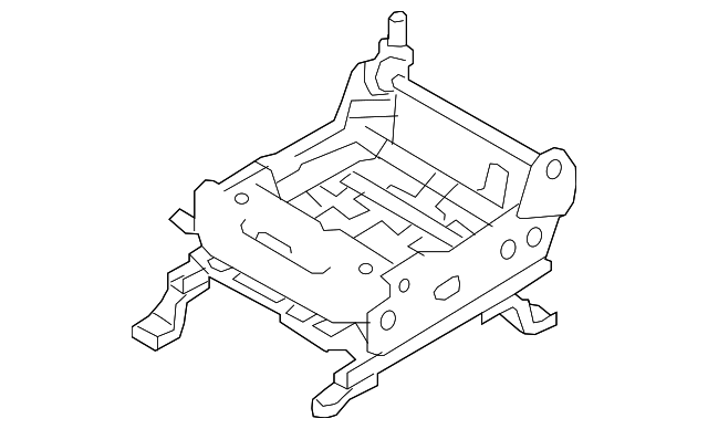 2016-2019 Nissan Seat Frame 87301-EZ35A | QuirkParts