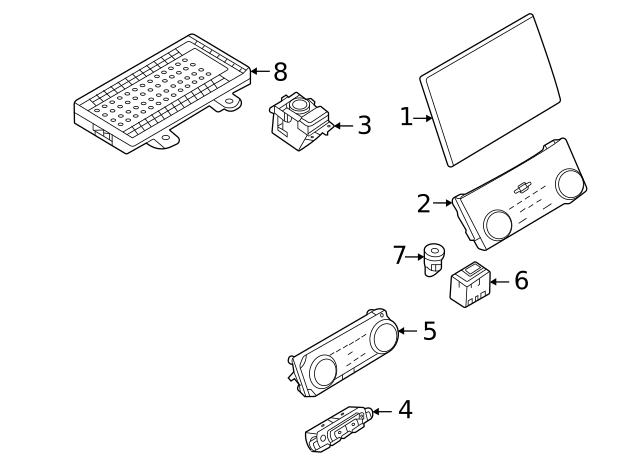 2020-2023 Jaguar Ignition Switch T2H49935 | JaguarParts.com