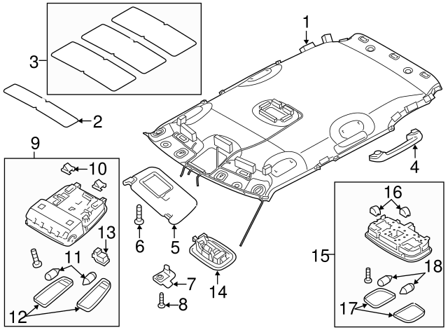 12294-06254 - Sun-Visor Screw 2004-2019 Kia | Kia.Parts Store