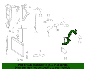 2017-2020 Toyota Mirai Engine Coolant Pipe 16BF6-77011 | Toyota Parts ...