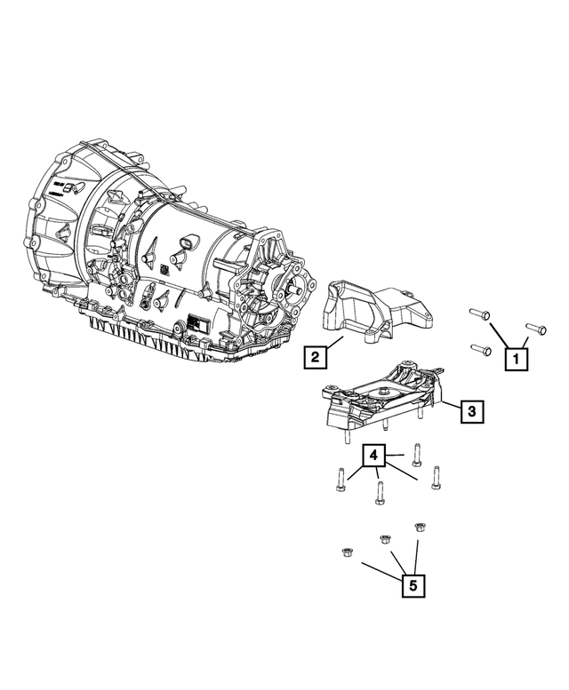 2025 Ram 1500 Transmission Mount Bracket 68504801AA | Canada Mopar® Estores